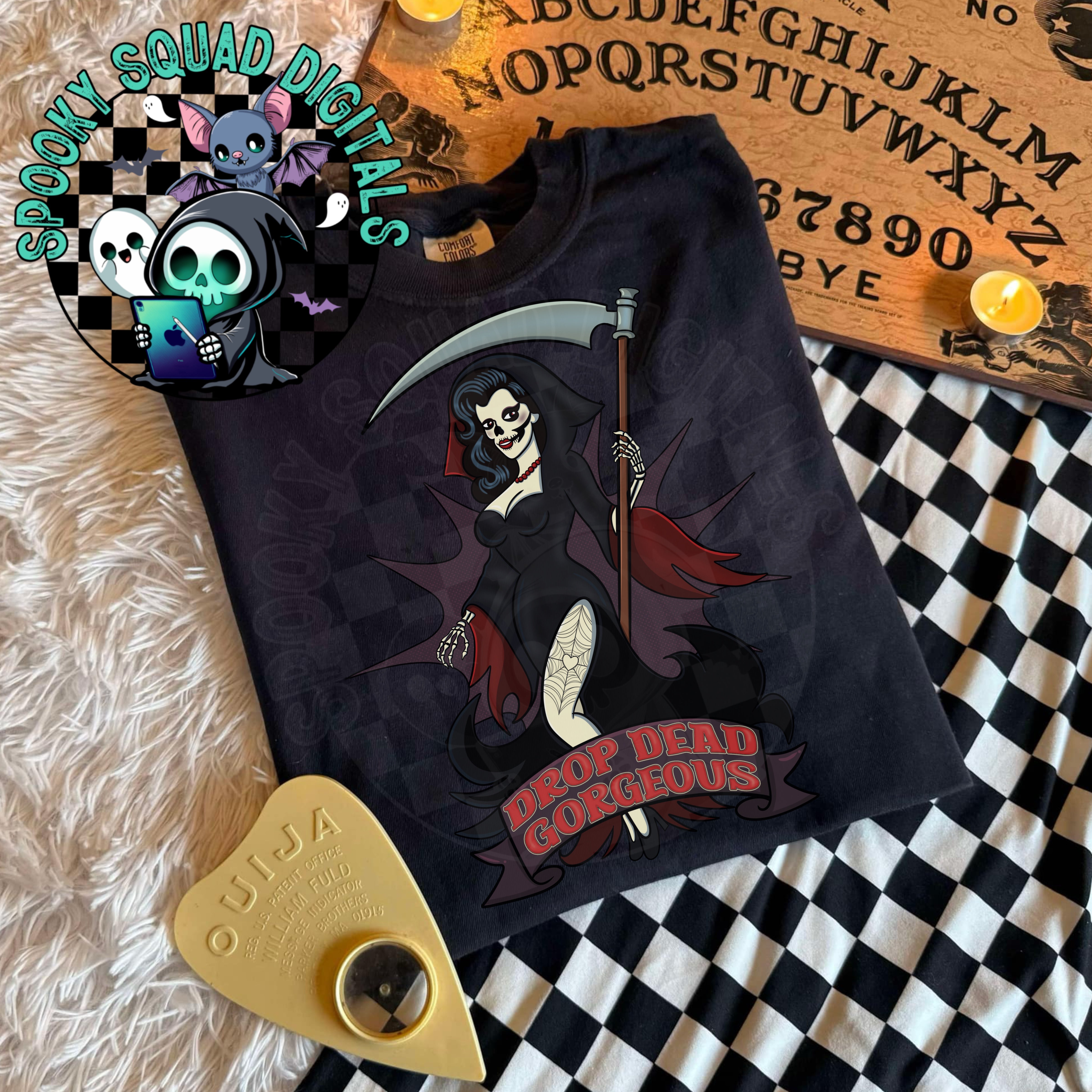 Glam Reaper - PNG File – Spooky Squad Digitals